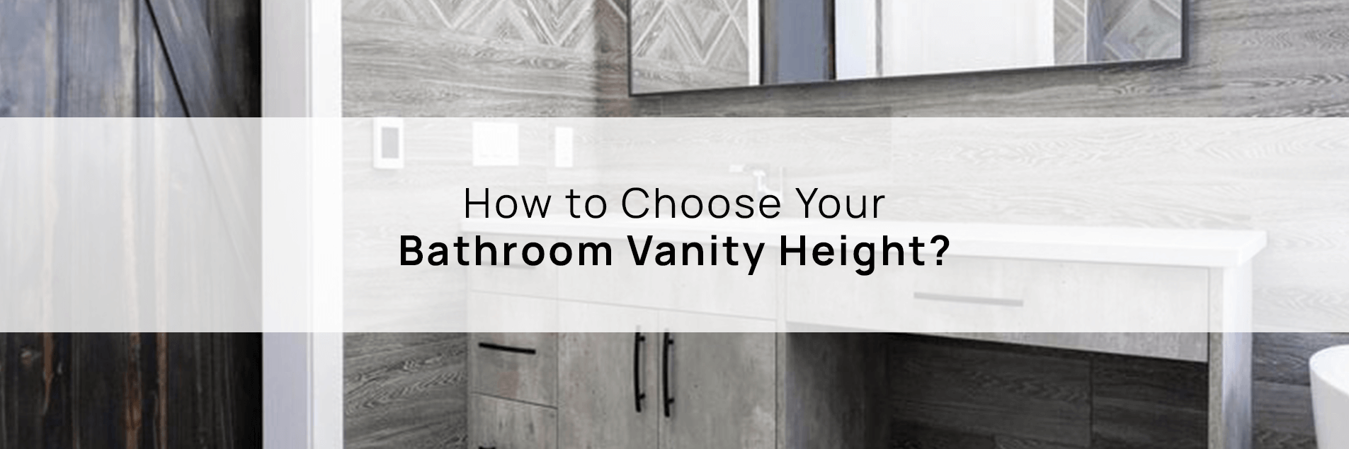 Bathroom Vanity Guide: Height and Size Tips